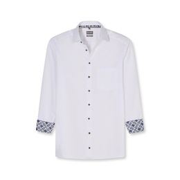OLYMP Herren Businesshemd "OLYMP Luxor, Comfort Fit, New Kent"wei&szlig;, Gr. 47, 100% Baumwolle, Hemden
