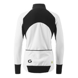 Gonso Damen Fahrradjacke "ROAD JACKET SOFTSHELL 2 W"wei&szlig;, Gr. 38, 80% Polyester, 15% Polyamid, 5% Elasthan, Jacken, Damen Softshell-Jacke,