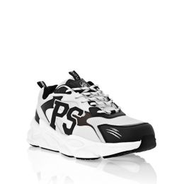 Plein Sport Damen Sneaker "Low-Top-Sneaker", Gr. 46, wei&szlig;, Schuhe