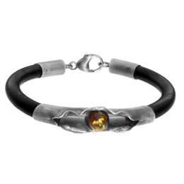 OSTSEE-SCHMUCK Damen Armband "- Hedi-Sarah Vicenca - Silber 925/000 - Bernstein", 19, Silber 925 (Sterlingsilber), silber, Silber 925