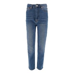 LEVI'S KIDS M&auml;dchen Weite Jeans "LVG RIBCAGE STRAIGHT", blau, Gr. 16, Denim/Jeans, Obermaterial: 68% Baumwolle, 27% Polyester, 4% Viskose, 1%