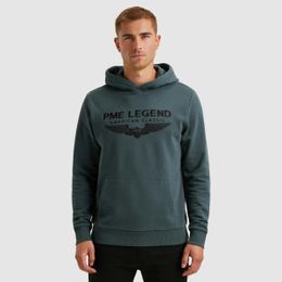 PME-Legend PME LEGEND Herren Kapuzensweatshirt "Hooded soft terry with logo"stargazer, Gr. L, Sweatware, Obermaterial: 80% Baumwolle, 20% Polyester,