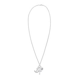Elli Necklace ' Anker, Herz, Kreuz, Multipendants' female Silver size 45