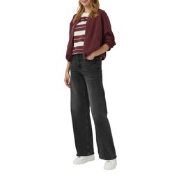 s.Oliver Damen Schlagjeans "SURI", schwarz, Gr. 46, Denim/Jeans, Obermaterial: 99% Baumwolle, 1% Elasthan, Jeans, mit Stretch-Anteil