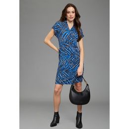 Bruno Banani Damen Sommerkleidgr&uuml;n, gemustert, Gr. 38, gemustert, Jersey, Obermaterial: 95% Viskose, 5% Elasthan, Kleider, aus elastischem Jersey,