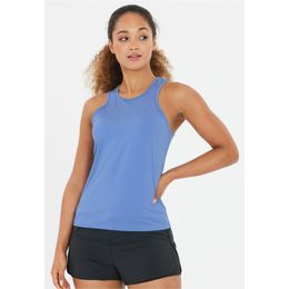 ENDURANCE ATHLECIA ATHLECIA Damen Tanktop "Almi", blau, Gr. 36, unifarben, 88% Polyester, 12% Elasthan, Tops, in atmungsaktiver Qualit&auml;t