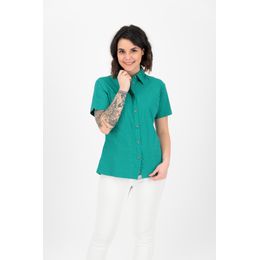 DEPROC Active Damen Outdoorbluse "SUDBURY II WOMEN", gr&uuml;n, Gr. 38, Web, 93% Polyester. 7% Elasthan, Blusen, auch in Gro&szlig;en Gr&ouml;&szlig;en erh&auml;ltlich