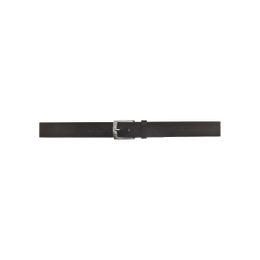 H.I.S. H.I.S Herren Lederg&uuml;rtel, braun, Basic, Gr. 115, unifarben, Rindsleder, G&uuml;rtel, im zeitlos edlem Look - NEU bis Gr. 145 verf&uuml;gbar