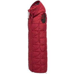 Navahoo Damen Steppweste "Brezelchen", rot, Gr. M, Oberstoff: 100% Polyester. Futter: 100% Polyester. Wattierung: 100% Polyester, Westen, Warme,