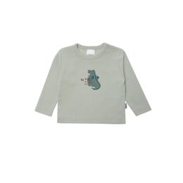 Liliput Jungen Langarmshirt "Drache", gr&uuml;n, Gr. 50, bedruckt, 100% Baumwolle, Shirts, mit niedlichem Front-Print