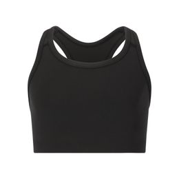Endurance M&auml;dchen Sport-BH "Myaly", Gr. 152, schwarz, 82% Polyester, 18% Elasthan, unifarben, BHs, mit leichtem Support und Racerback-R&uuml;cken