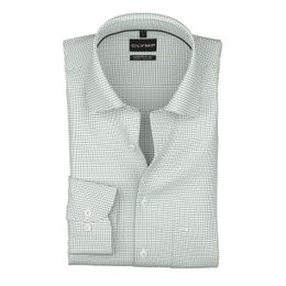 OLYMP Herren Langarmhemd "Big & Tall"gr&uuml;n, Gr. 53, gemustert, Web, Obermaterial: 100% Baumwolle, Hemden, New Kentkragen, comfort fit, b&uuml;gelfrei