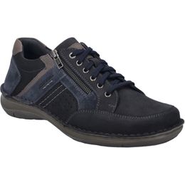 Josef Seibel Herren Schn&uuml;rschuh "New Anvers 87, dunkelblau-kombi", Gr. 40, blau, Obermaterial: 100% Rindsleder Leather cow., Schuhe
