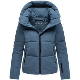 Navahoo Damen Steppjacke "Frostherz XIV", blau, Gr. L, Obermaterial: 100% Polyester; Innenfutter: 100% Polyester; Wattierung: 100% Polyester;