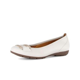 Gabor Damen Ballerina "Sportliche Ballerina", Gr. 38,5creme, Schuhe
