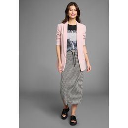 Laura Scott Damen Jerseyrock, schwarz-wei&szlig;, Gr. 44, bedruckt, gemustert, Single Jersey, Obermaterial: 95% Viskose, 5% Elasthan, R&ouml;cke, mit