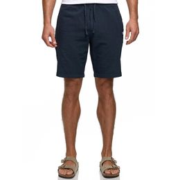 INDICODE Herren Shorts "INMinolus", blau, Gr. M, unifarben, Web, Obermaterial: 100% Baumwolle, Hosen