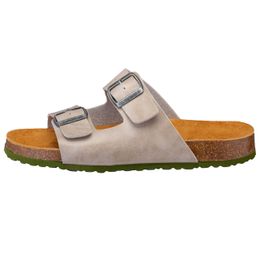 Lico Herren Pantolette "Pantolette Bioline Concrete", Gr. 48, beige, Synthetik, Schuhe