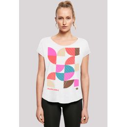 F4NT4STIC Damen T-Shirt "Abstrakt", wei&szlig;, Gr. S, Obermaterial: 100% Baumwolle, Shirts, Print