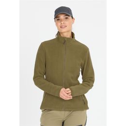 WHISTLER Damen Fleecejacke "Cocoon", gr&uuml;n, Gr. 42, unifarben, 100% Polyester, Jacken, mit praktischem Tunnelzug