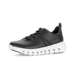 Gabor Damen Sneaker "Sneaker low", Gr. 39, schwarz-wei&szlig;, Schuhe