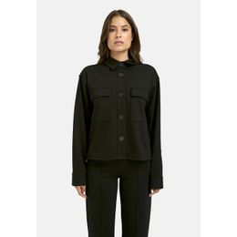 Smith & Soul SMITH & SOUL Damen Kurzjacke, schwarz, Gr. L, clean, unifarben, Jersey, Obermaterial: 70% Polyester, 26% Viskose, 4% Elasthan, Jacken, mit