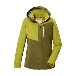 Killtec Damen Funktionsjacke "KOS 366 WMN JCKT", gr&uuml;n, Gr. 42, Oberstoff: 100% Polyester, Futter: 100% Polyester, Jacken, Wasser- und winddichte
