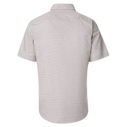 Casamoda Herren Kurzarmhemd "Casamoda Freizeithemd Kurzarm Print", beige, Gr. L, bedruckt, 100% Baumwolle, Hemden