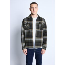 Street One MEN Herren Blouson, schwarz, Gr. M, Jacquardmuster, Web, Obermaterial: 100% Baumwolle. Futter: 100% Polyester, Jacken, mit Brusttasche
