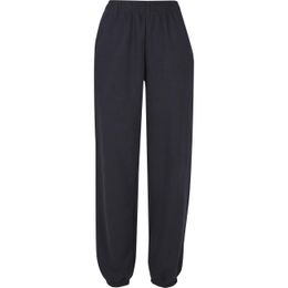 Urban Classics Damen Jogginghose "Urban Classics Ladies Basic Essential Sweatpants"navy, Gr. XS, unifarben, 70% Baumwolle, 30% Polyester, Hosen