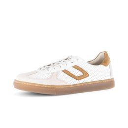 Gabor Damen Sneaker "Sneaker low", Gr. 37,5, wei&szlig;, Schuhe