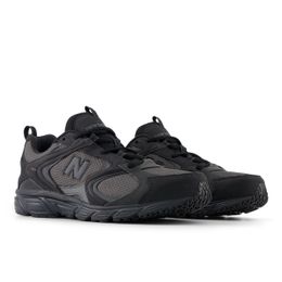 New Balance Damen Sneaker "408", Gr. 44, schwarz, Synthetik, Schuhe, inspiriert vom Design des New Balance 530 und 740