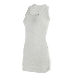 WINSHAPE Damen Longtop "WTR15", grau, Gr. S, 48% Baumwolle, 48% Polyester, 4% Elasthan, Tops, mit seitlicher Raffung