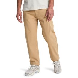 Quiksilver Herren Stoffhose "Union Straight Tapered"khaki, Gr. 38, Obermaterial: 99% Baumwolle, 1% Elasthan., Hosen