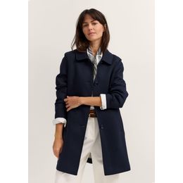 Bugatti Damen Kurzmantel "Regular Fit"390, marine, Gr. 40, unifarben, 80% Viskose, 20% Polyurethan, M&auml;ntel, aus Neopren mit Knopfleiste