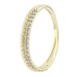 Adelia&acute;s ADELIA ́S Damen Fingerring "Damen Ring aus 333 Gold mit Zirkonia", 50, gold, Fingerringe
