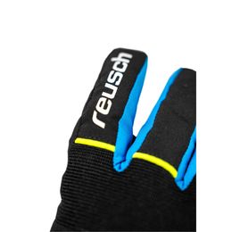 Reusch M&auml;dchen Skihandschuhe "Benji R-TEX XT Junior"dunkelgrau, schwarz, Gr. 6, unifarben, 92% Polyester, 6% Lederimitat, 2% Elasthan, Handschuhe,
