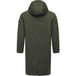 Ragwear Herren Wintermantel "Mr Them Long", gr&uuml;n, Gr. L, Obermaterial: 100% Polyester. Innenfutter: 100% Polyester. Wattierung: 100% Polyester,