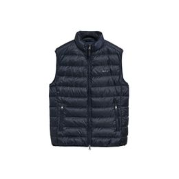 Gant Herren Steppweste "Steppweste LIGHT DOWN VEST", blau, Gr. 5XL, Obermaterial: 100% Polyester PES. Futter: 100% Polyester PES. 90% Daunen DOWN.