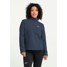 Jack Wolfskin Damen Stehkragenpullover "TAUNUS 100 HZ W"midnightsky, Gr. XS, Obermaterial: 100% POLYESTER, Pullover