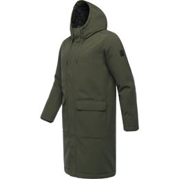 Ragwear Herren Wintermantel "Mr Them Long", gr&uuml;n, Gr. M, Obermaterial: 100% Polyester. Innenfutter: 100% Polyester. Wattierung: 100% Polyester,