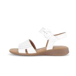 Gabor Damen Riemchensandale "Riemchensandale", Gr. 38,5, wei&szlig;, Schuhe