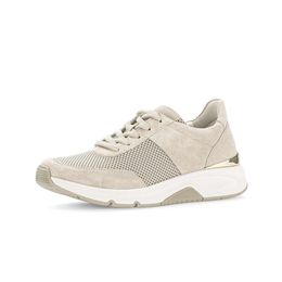 Sneaker Gabor "Sneaker low", Damen, Gr. 35,5, beige, Schuhe Sneaker