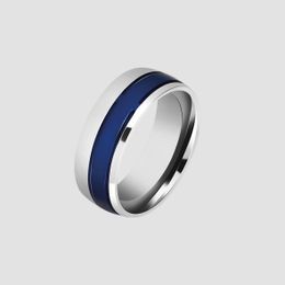 Adelia&acute;s ADELIA ́S Herren Fingerring "Herren Ring aus Edelstahl", 68, Edelstahlsilber, Edelstahl, Fingerringe