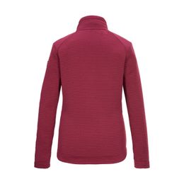 Killtec Damen Strickjacke "KOS 12 WMN FLX JCKT", rot, Gr. 48, Obermaterial: 100% Polyester, Strickjacken, Elastische Damenjacke, gestreift, mit