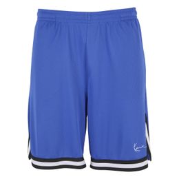 Karl Kani Herren Shorts "Karl Kani KK Small Signature Essential Mesh Shorts blue"blau, Gr. S, unifarben, 100% Polyester, Hosen