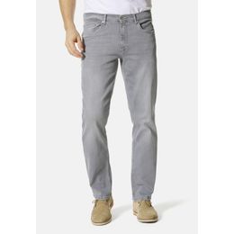 Stooker Men Herren 5-Pocket-Hose "Frisco Denim Straight Fit Jeans", grau, Gr. 33, Twill, 99% Baumwolle, 1% Elasthan, Hosen, Straight Fit Casual Clean