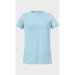 Sch&ouml;ffel SCH&Ouml;FFEL Damen Funktionsshirt "T Shirt Buchberg L", blau, Gr. 40, Oberstoff: 60% Baumwolle, 40% Polyester, Shirts