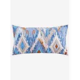 Bettw&auml;sche HEINE HOME, blau, Mako-Satin, 100% Baumwolle, Bettw&auml;sche