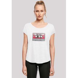 F4NT4STIC Damen T-Shirt "Stranger Things Cassette For Will", wei&szlig;, Gr. S, Obermaterial: 100% Baumwolle, Shirts, Premium Qualit&auml;t